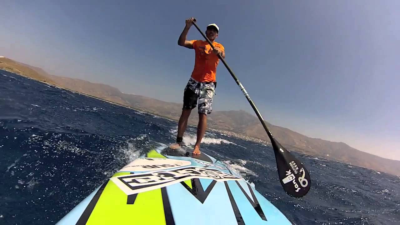 Beautiful Downwind in Greece | TotalSUP