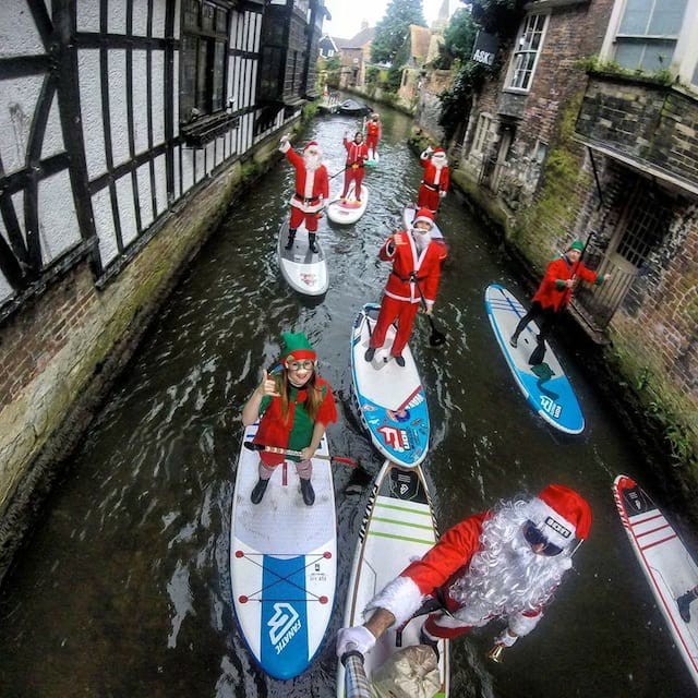 The Story Behind The Original Santa SUP Parade | TotalSUP
