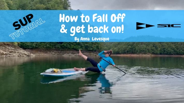 How to fall off your stand up paddle board and get back on | TotalSUP