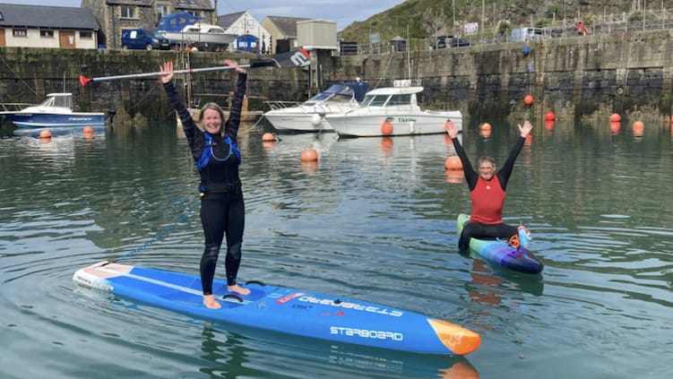 Starboard team rider Sam Rutt seeks out English Channel record | TotalSUP